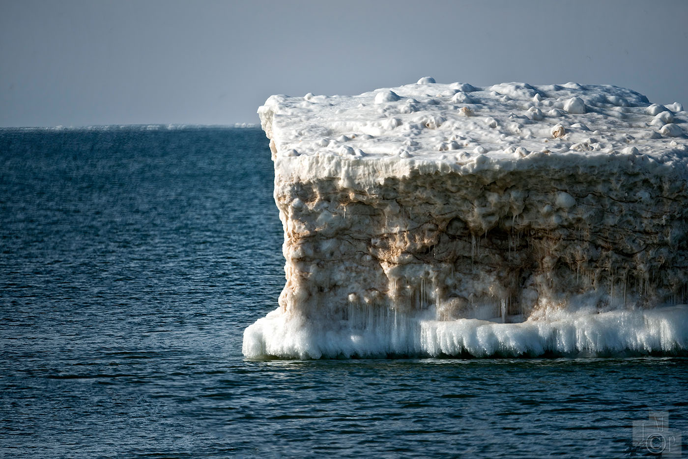 Icebergs In Lake Michigan